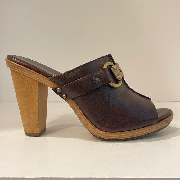 MICHAEL Michael Kors | Shoes | Michael Michael Kors Mules With Wooden ...
